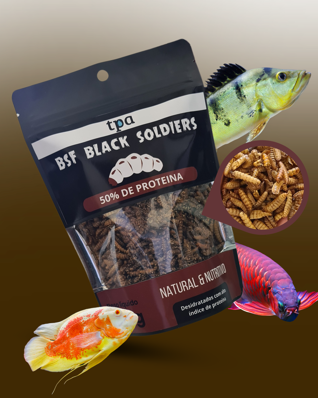 BSF Desidratados - PROTEIN LINE (Black Soldiers fly)